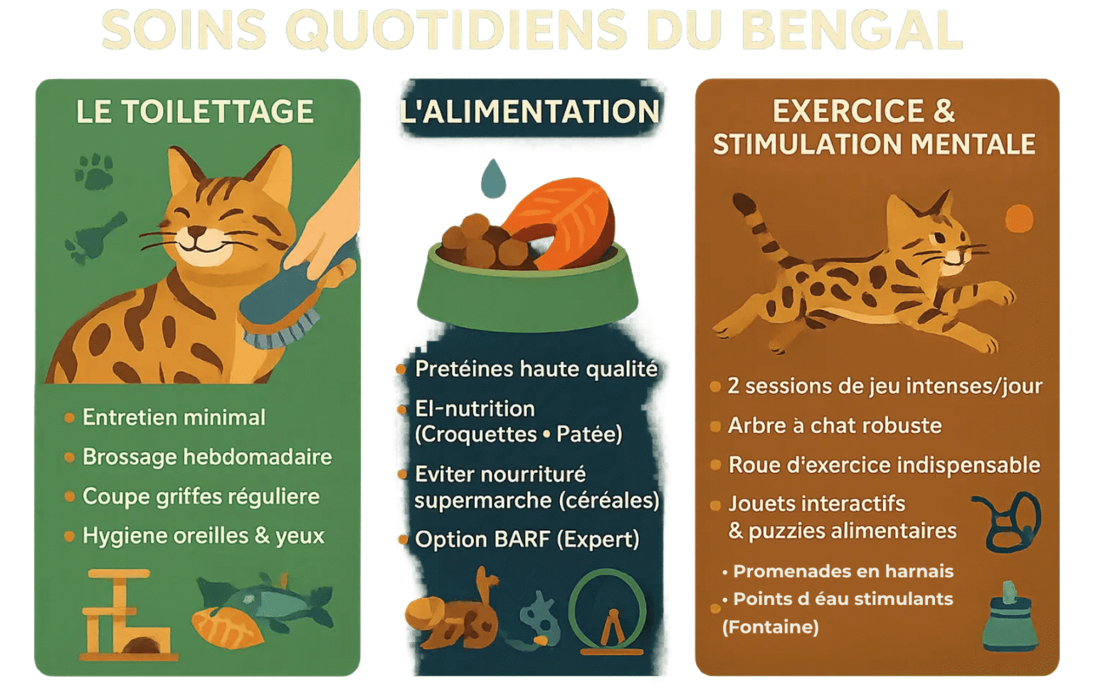 Chat Bengal : Prix, Caractère, Entretien, Guide Complet