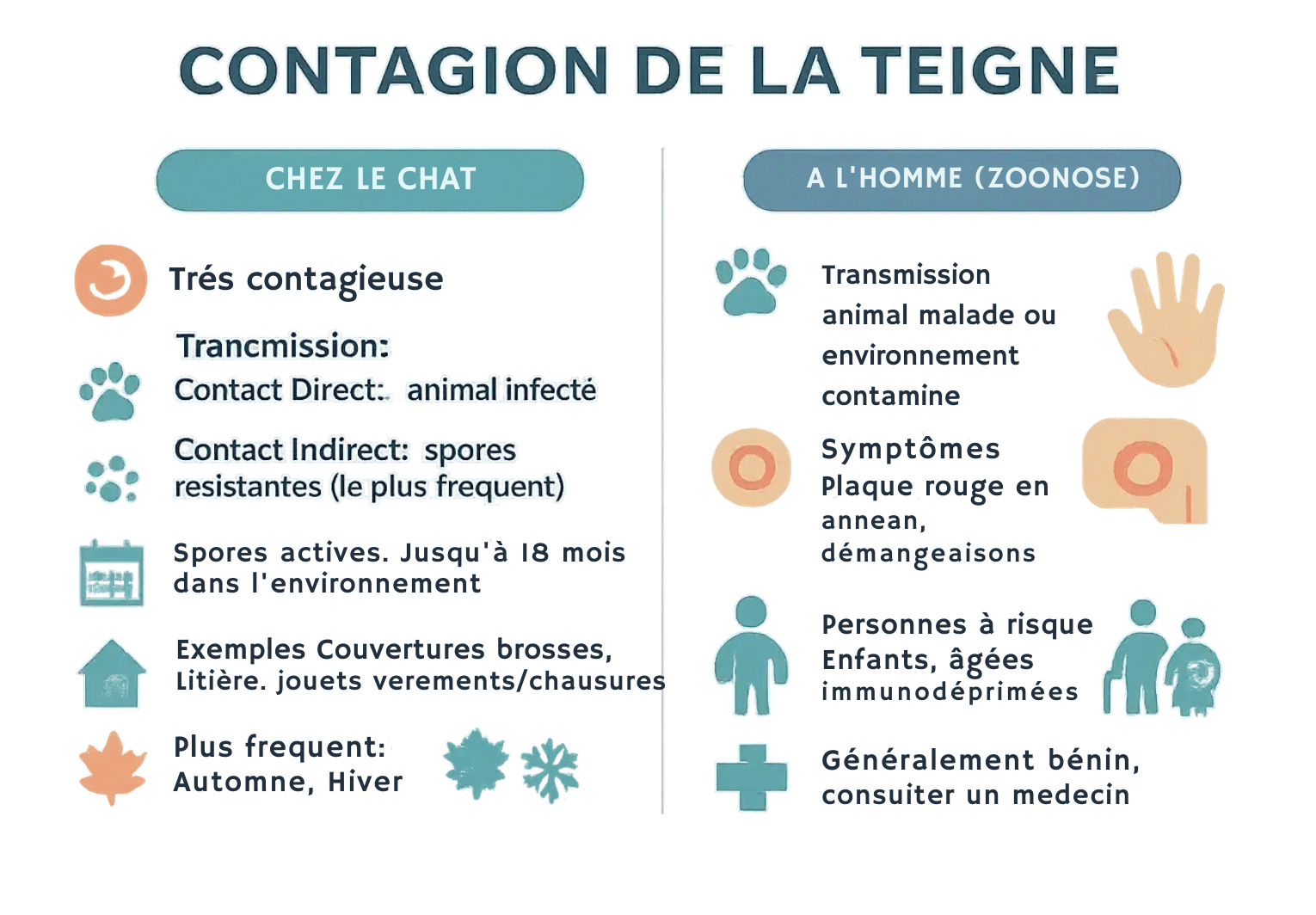 Teigne Du Chat : Symptômes, Contagion Et Traitements