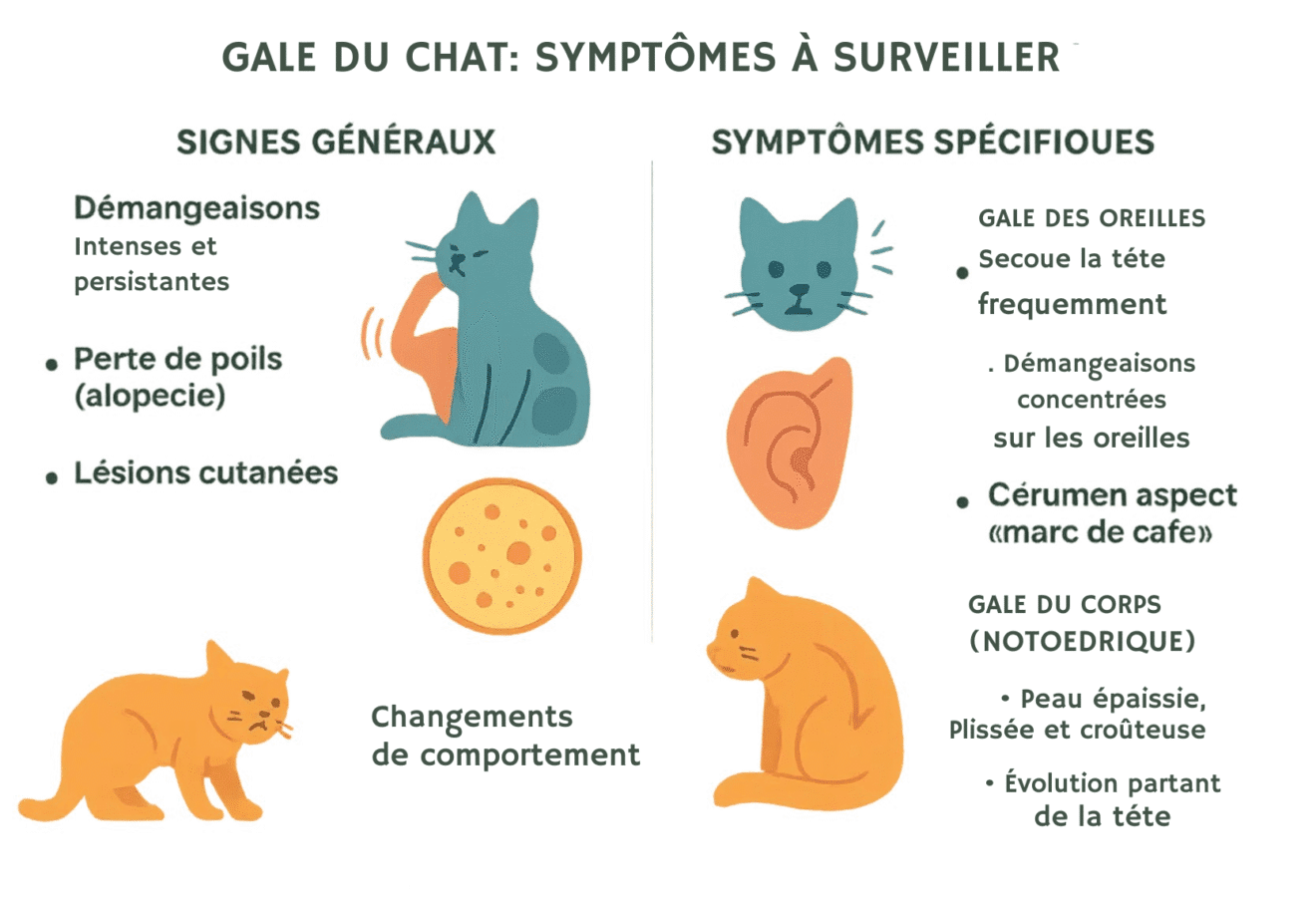 Gale Du Chat : Symptômes Et Comment Ne Pas Confondre